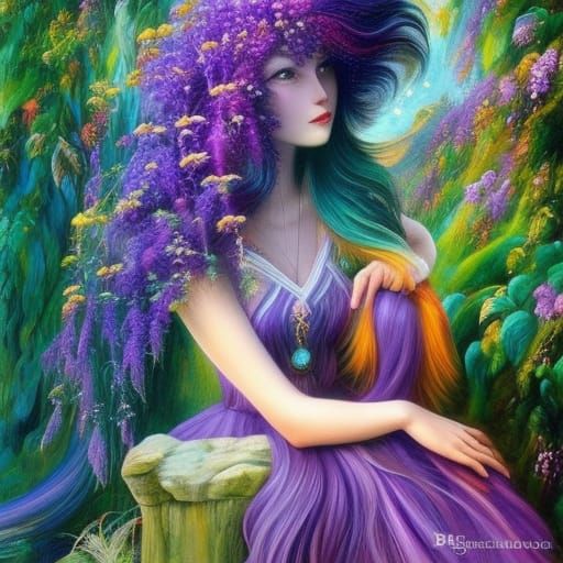 She's just pretty - AI Generated Artwork - NightCafe Creator