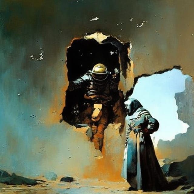 Walking To Aldebaran - AI Generated Artwork - NightCafe Creator