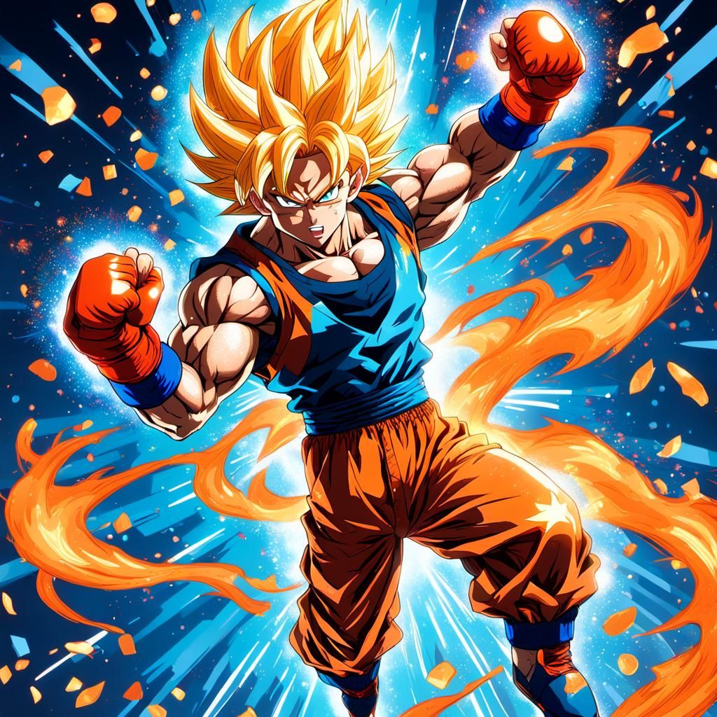 Dokkan Battle Boxing - AI Generated Artwork - NightCafe Creator