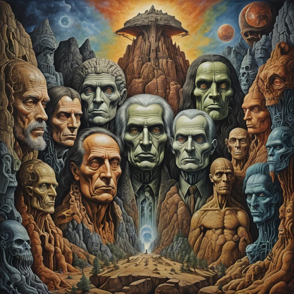 Summit Meeting of the great minds - from the fertile imagination of the ...