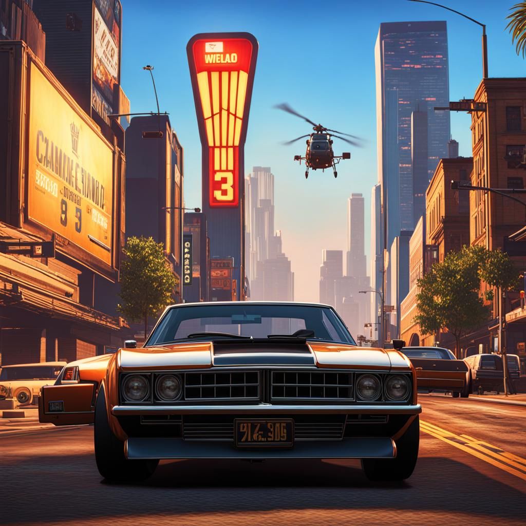 Poster art for GTA. - AI Generated Artwork - NightCafe Creator