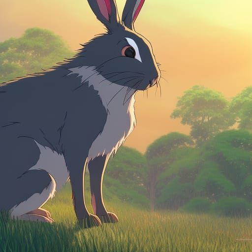 giant rabbit - AI Generated Artwork - NightCafe Creator