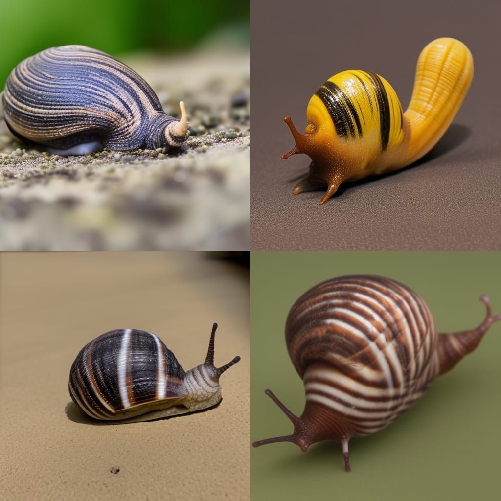 advanced buff snail - AI Generated Artwork - NightCafe Creator