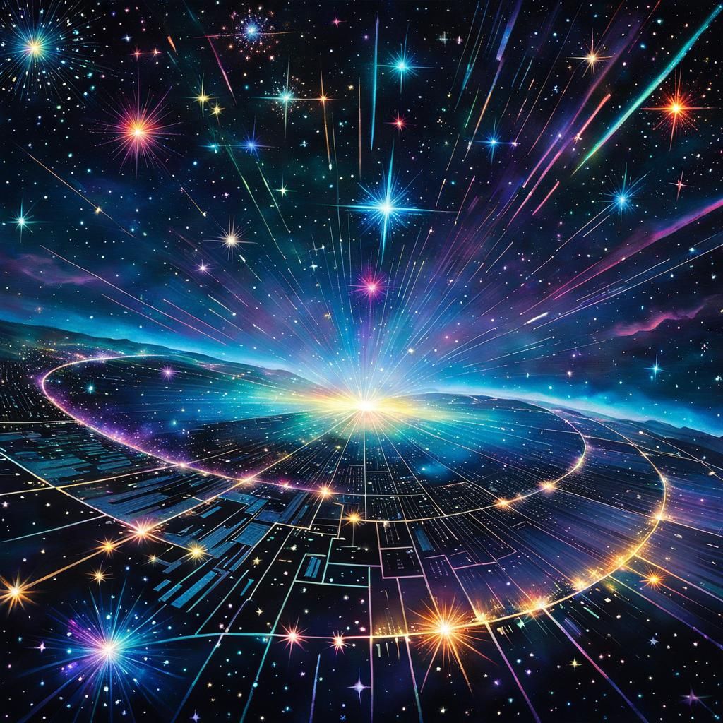 map of the stars - AI Generated Artwork - NightCafe Creator