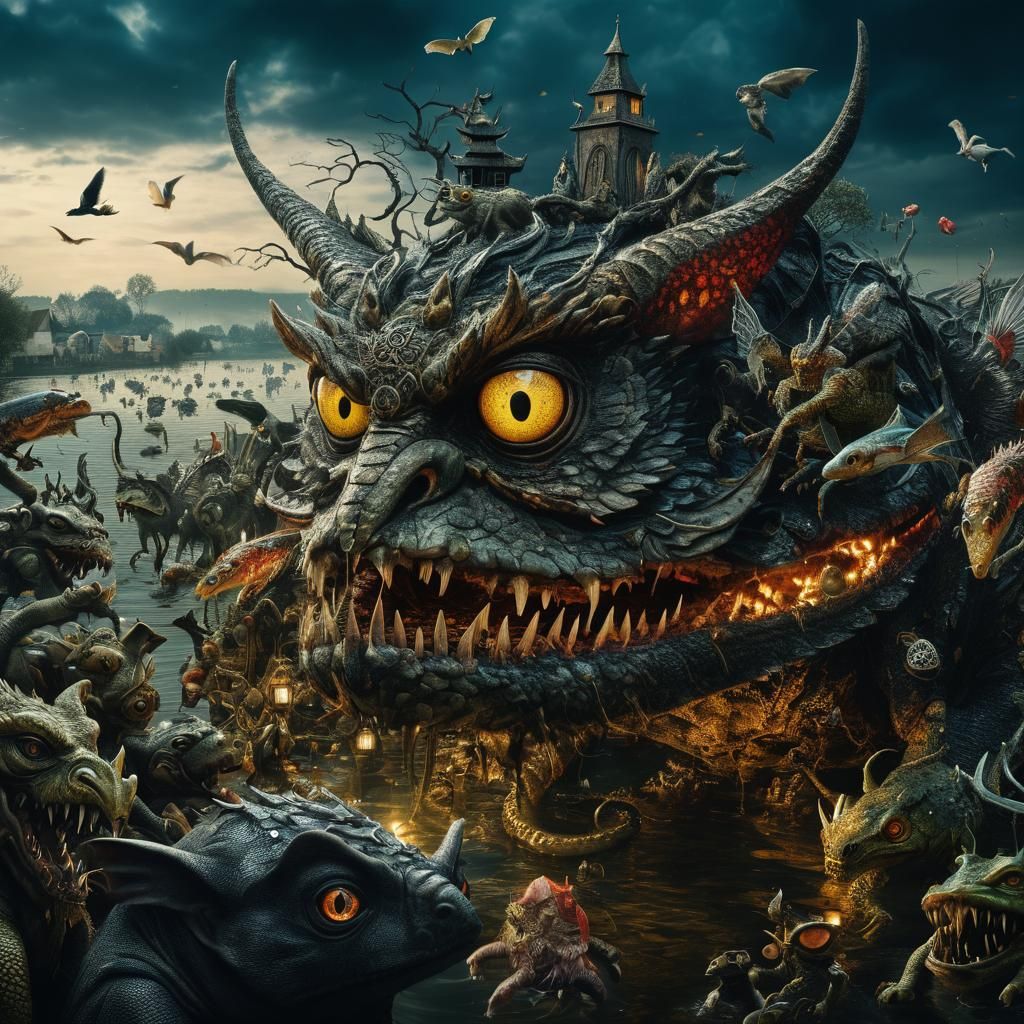 Alpha monster - AI Generated Artwork - NightCafe Creator