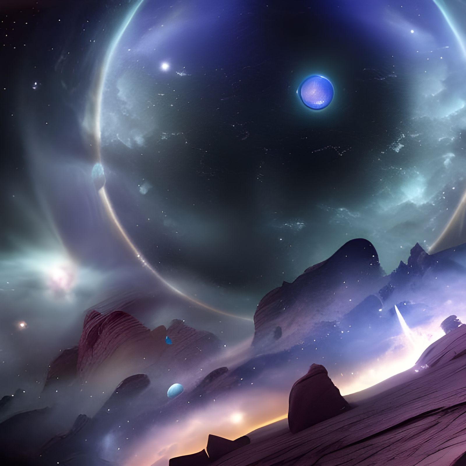 The cosmos deep space - AI Generated Artwork - NightCafe Creator