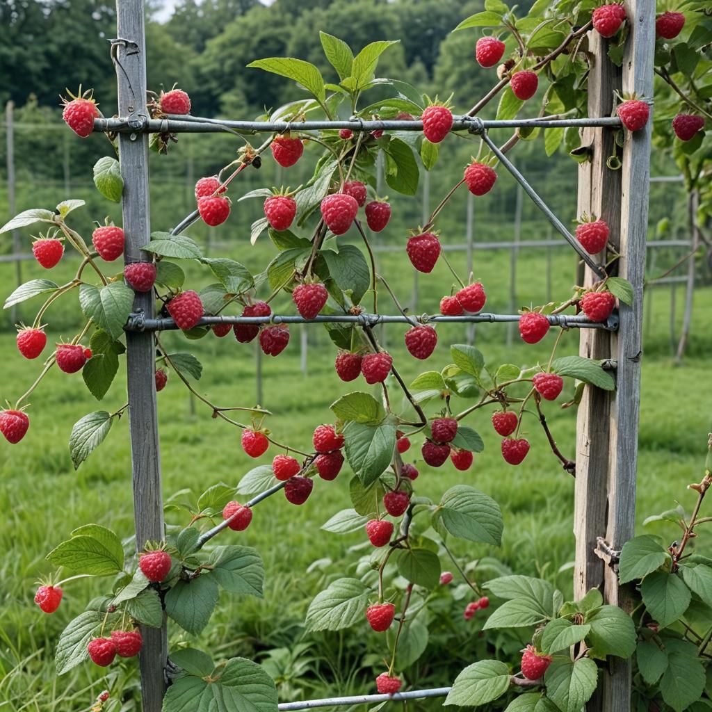 Raspberry Trellis - AI Generated Artwork - NightCafe Creator