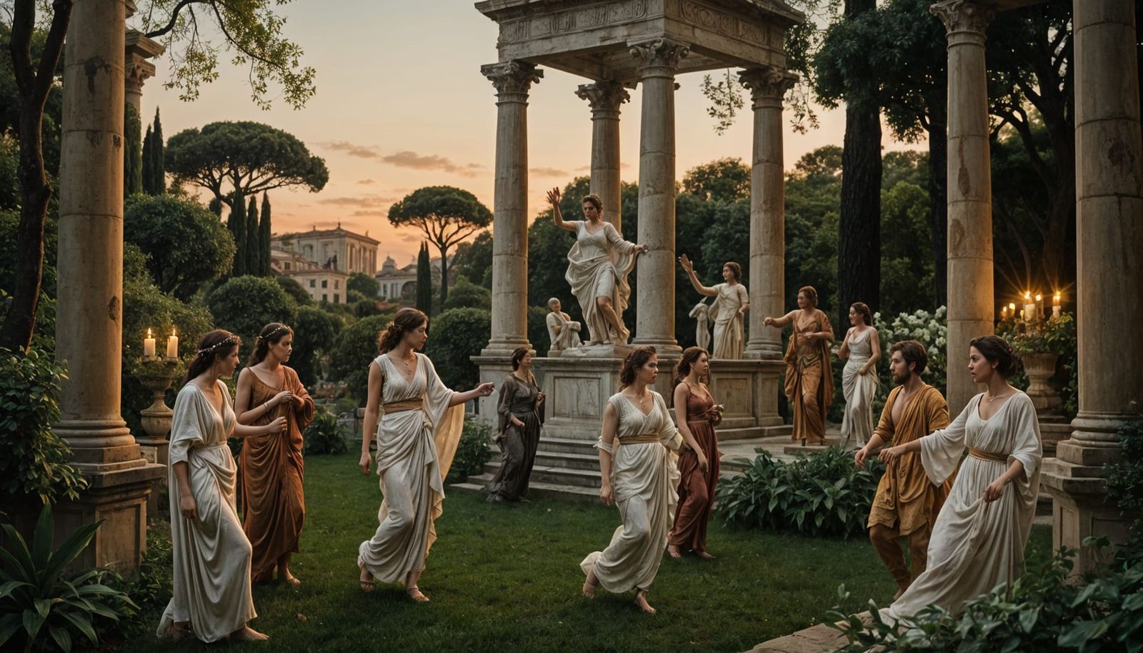Roman bacchanal - Ancient Roman Bacchanal in Cinematic Glory