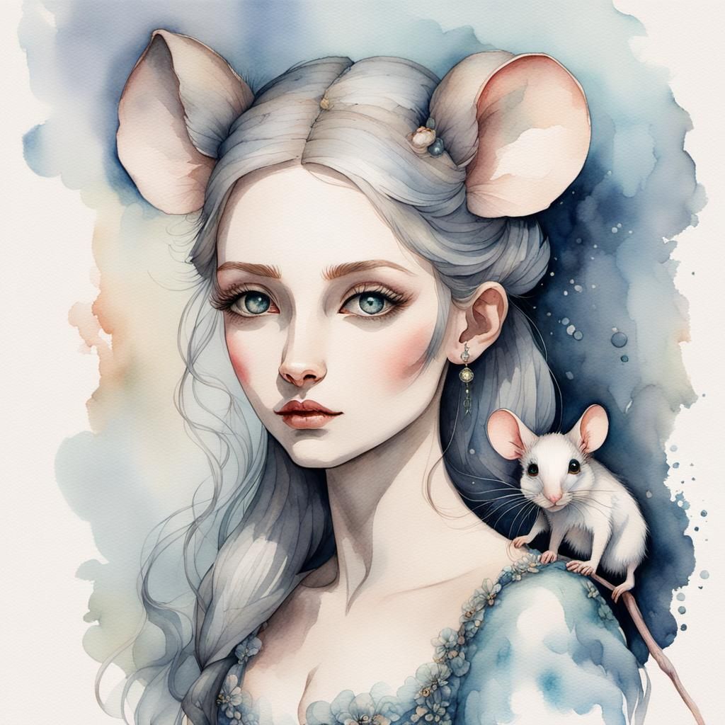 Mouse queen - AI Generated Artwork - NightCafe Creator