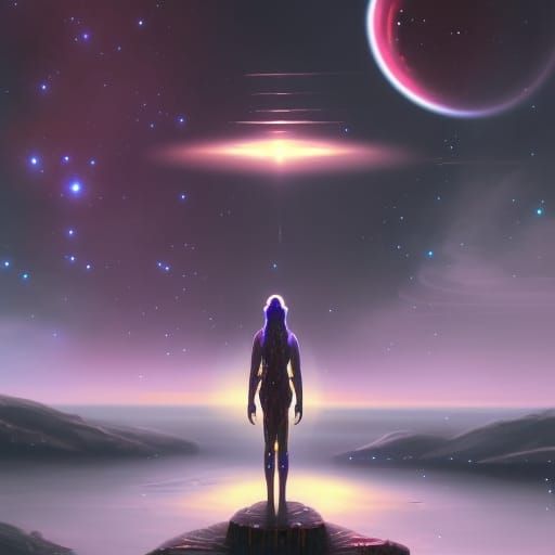 Alien World - AI Generated Artwork - NightCafe Creator