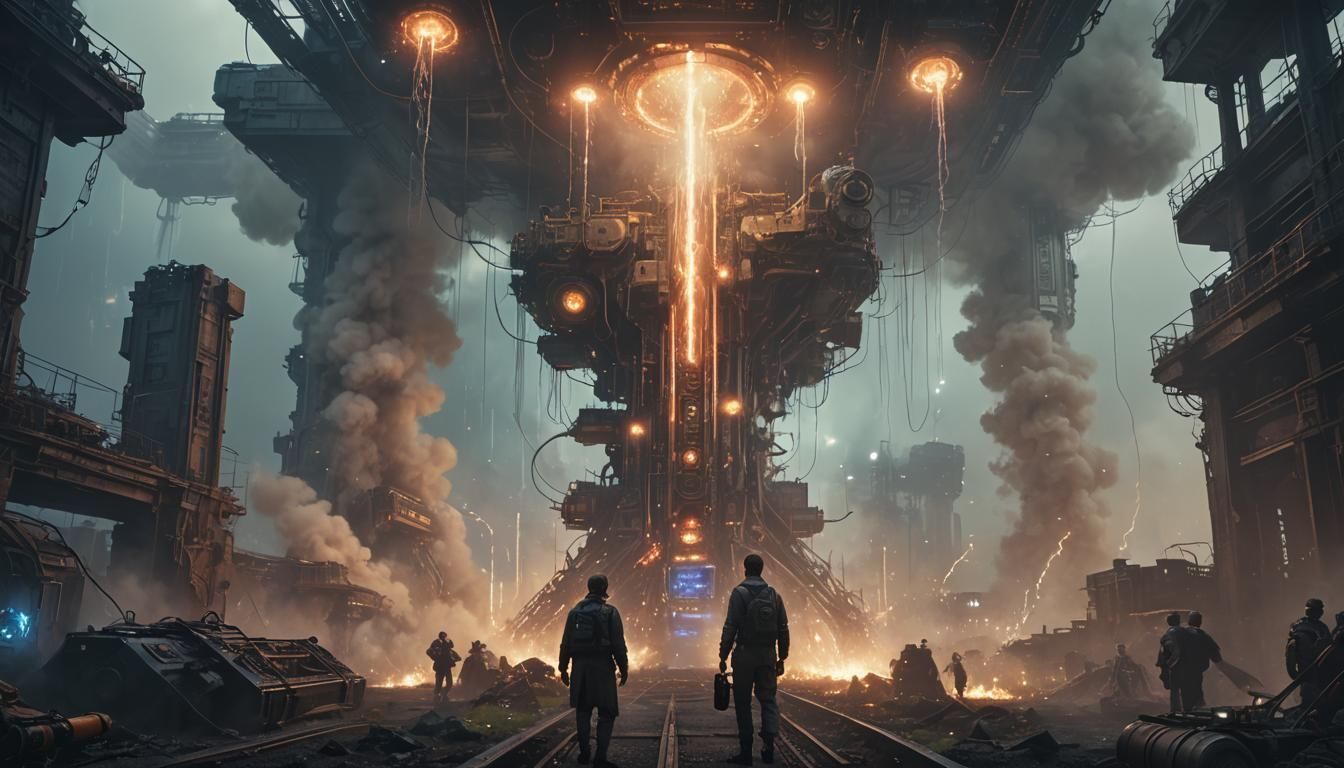 an astral garden, cinematic, 4k, epic Steven Spielberg movie still ...