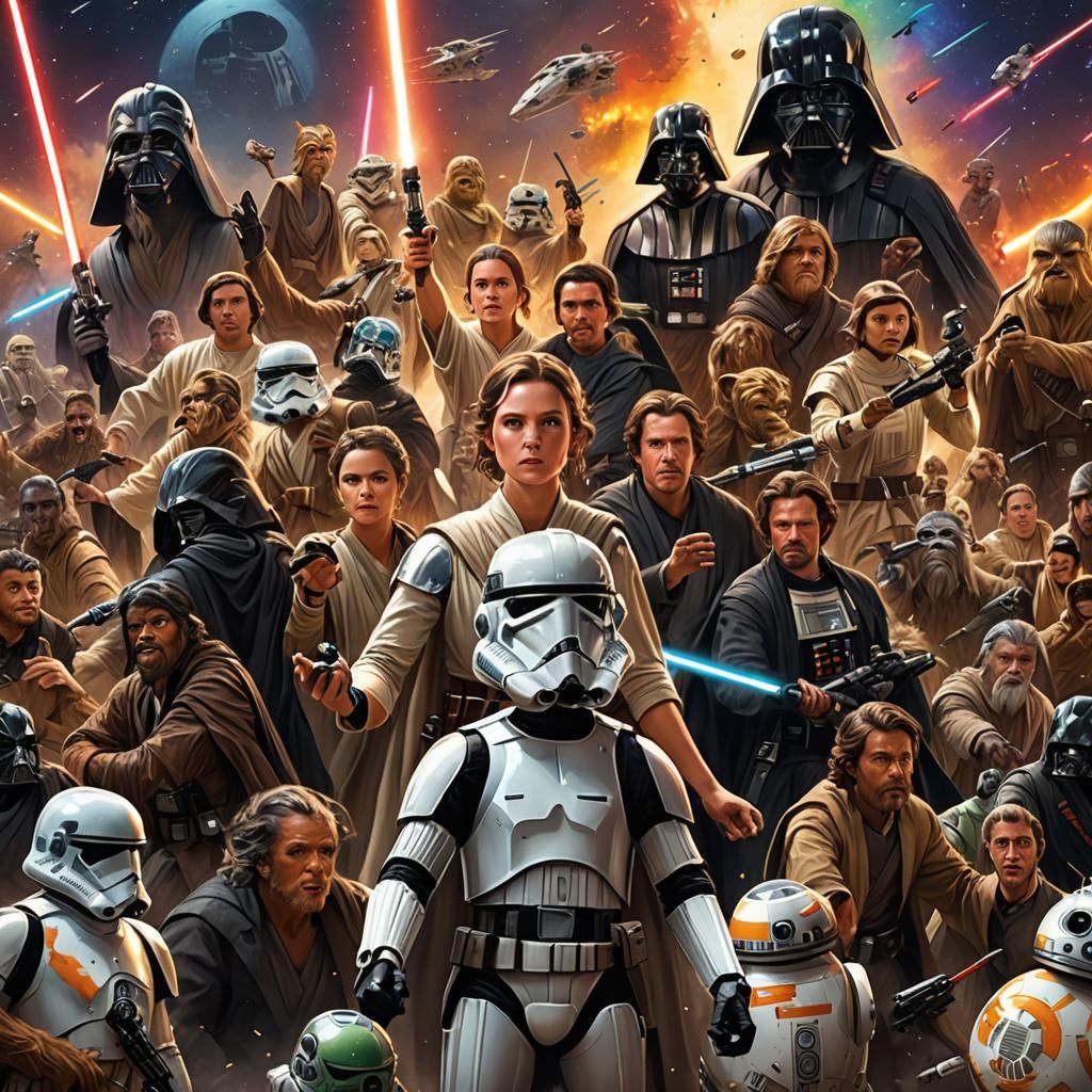 Star Wars! - AI Generated Artwork - NightCafe Creator