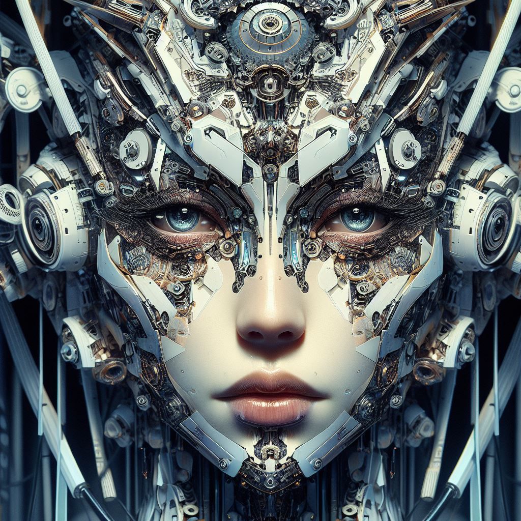 ancient metropolis cyborg goddess - AI Generated Artwork - NightCafe Creator