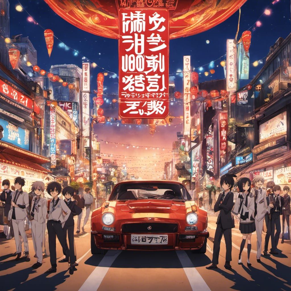 a 100 days of fun, anime - AI Generated Artwork - NightCafe Creator