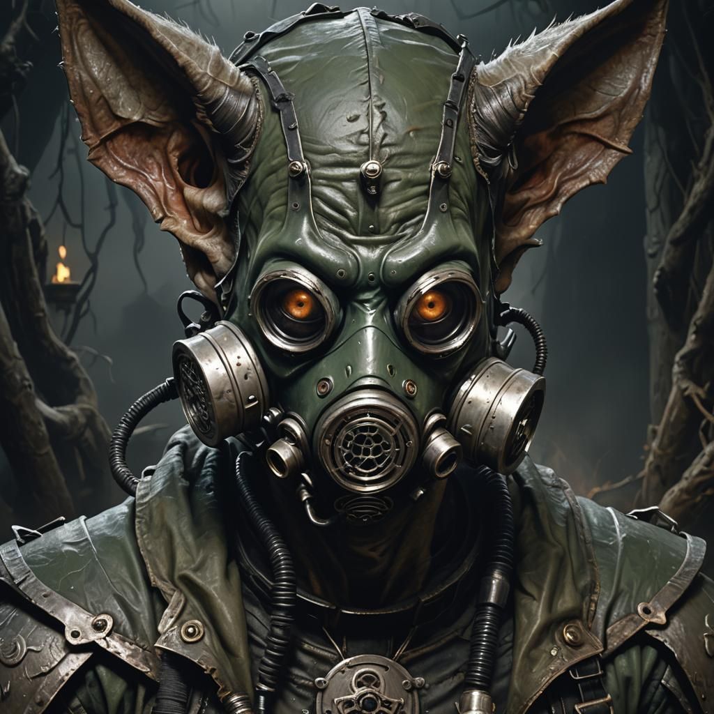 Gas Mask - AI Generated Artwork - NightCafe Creator