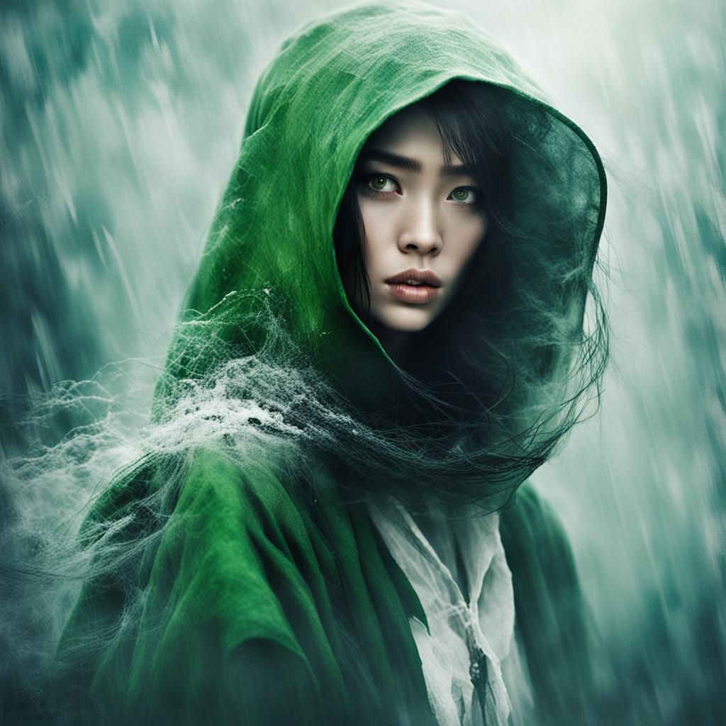 Green riding hood - AI Generated Artwork - NightCafe Creator