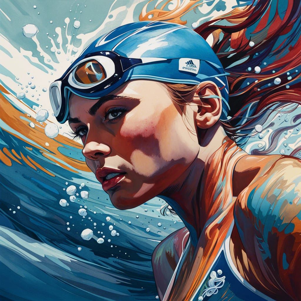 Strong 5 - Athlete - AI Generated Artwork - NightCafe Creator