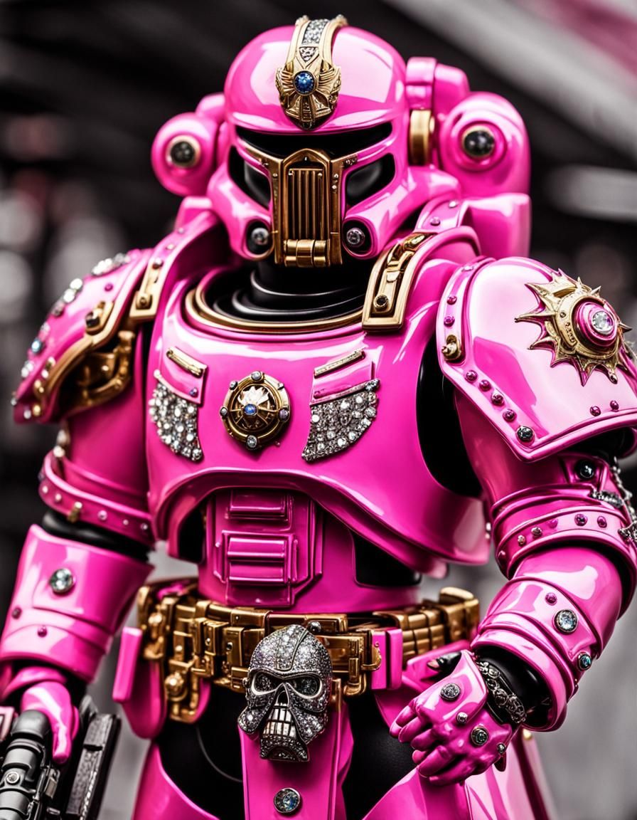 Pink Mecha - AI Generated Artwork - NightCafe Creator