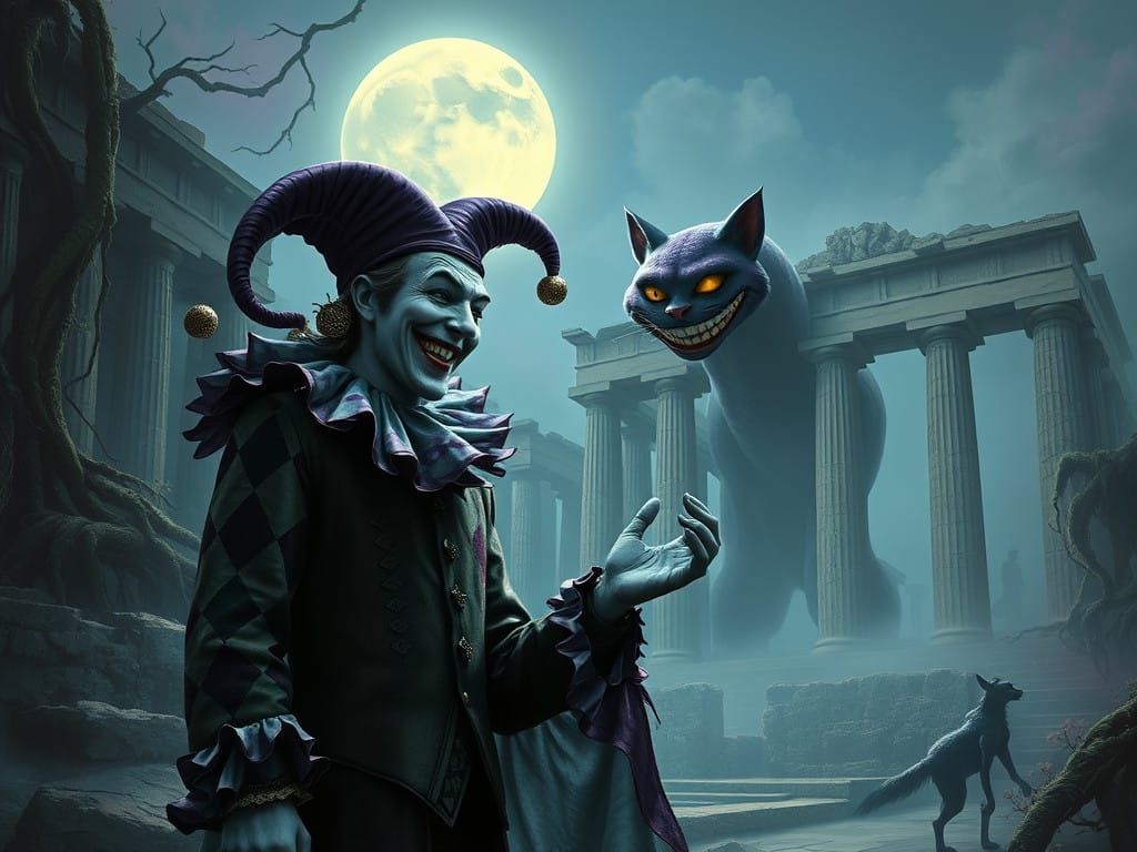 The Jester and the Cheshire Cat - The Jester and the Cheshir...