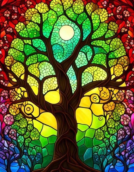 Color Tree - AI Generated Artwork - NightCafe Creator