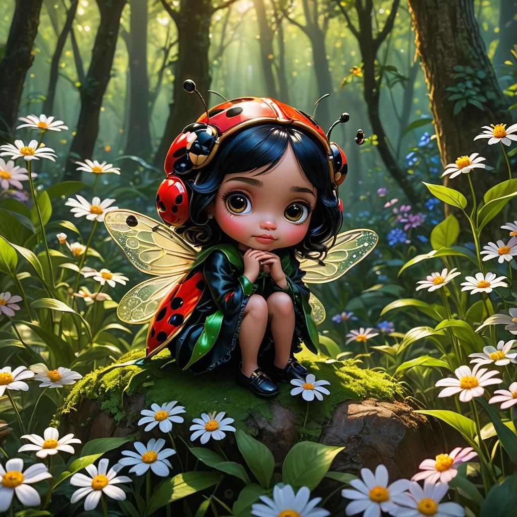Ladybug fairy - AI Generated Artwork - NightCafe Creator