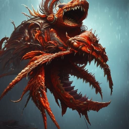 Mutated crab - AI Generated Artwork - NightCafe Creator