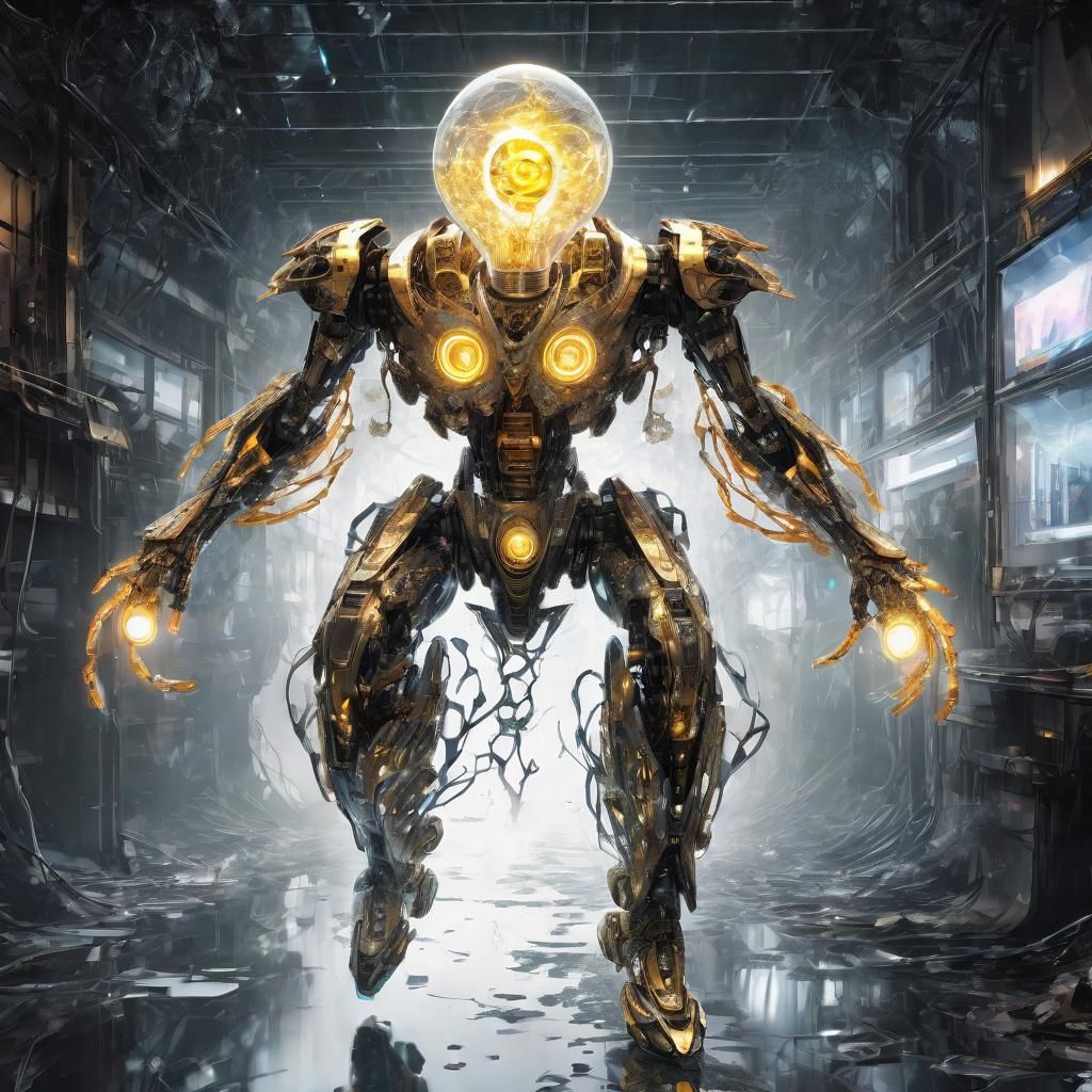 Robo Light - AI Generated Artwork - NightCafe Creator