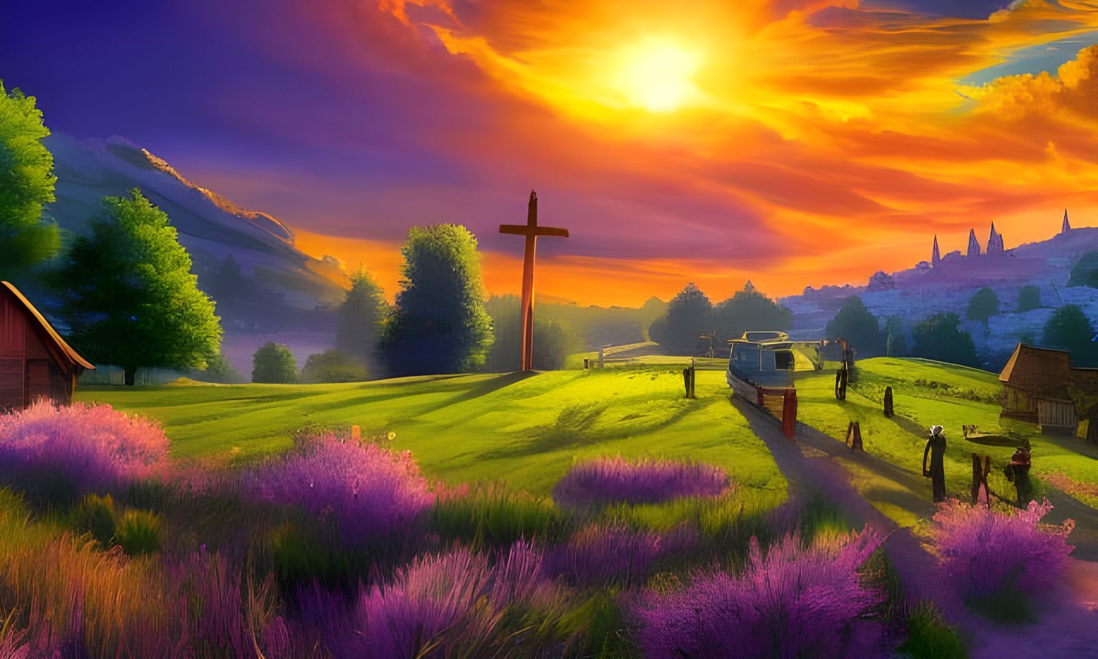 Good Night #71: England Romanticised #42 - AI Generated Artwork ...