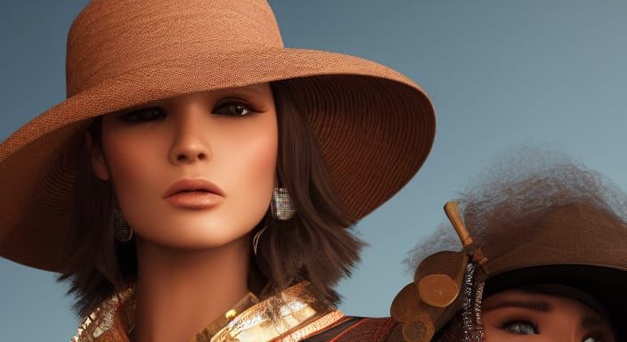 The hat brim was wide and too droopy (HS-L9.4)