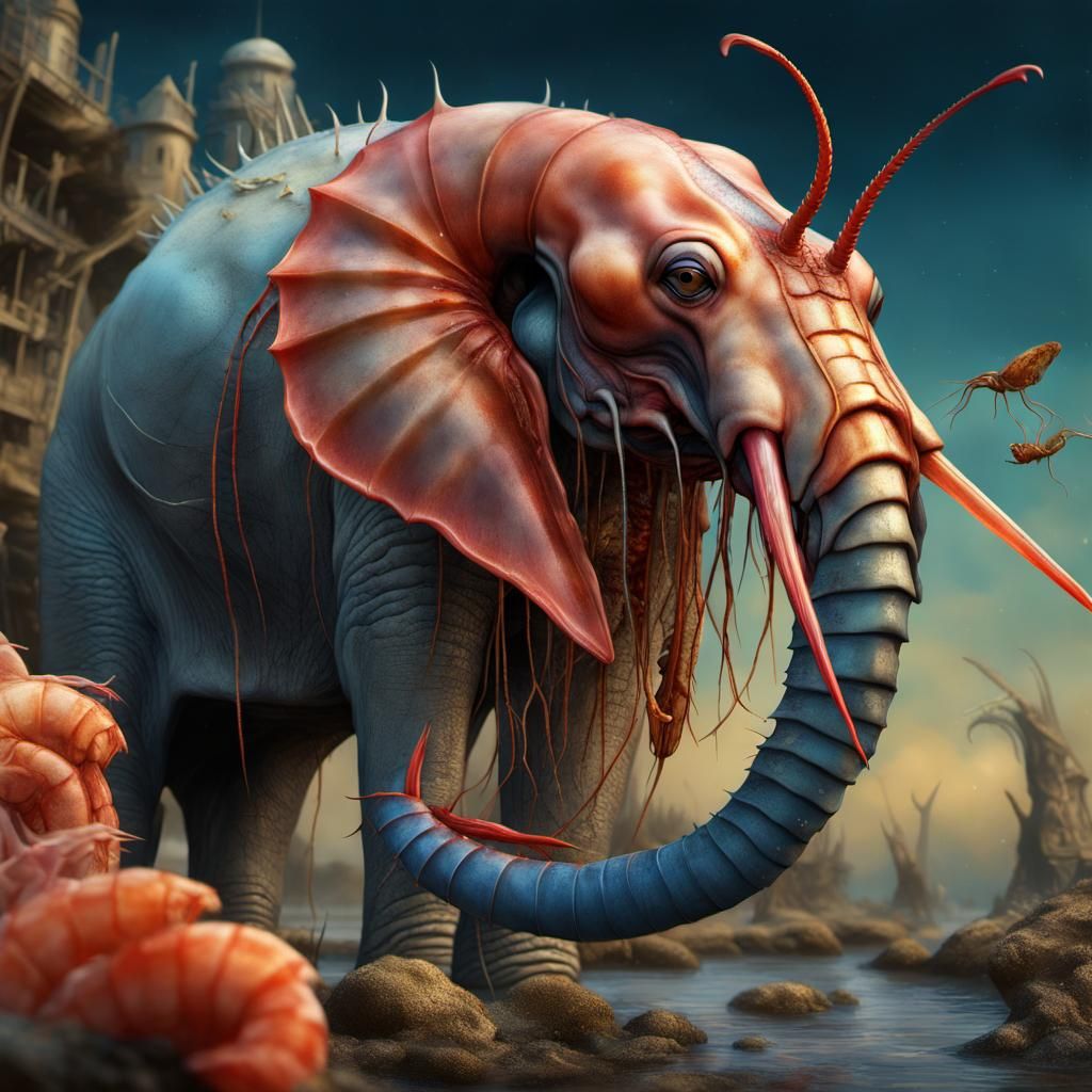 SHRIMPFANT #1 - AI Generated Artwork - NightCafe Creator