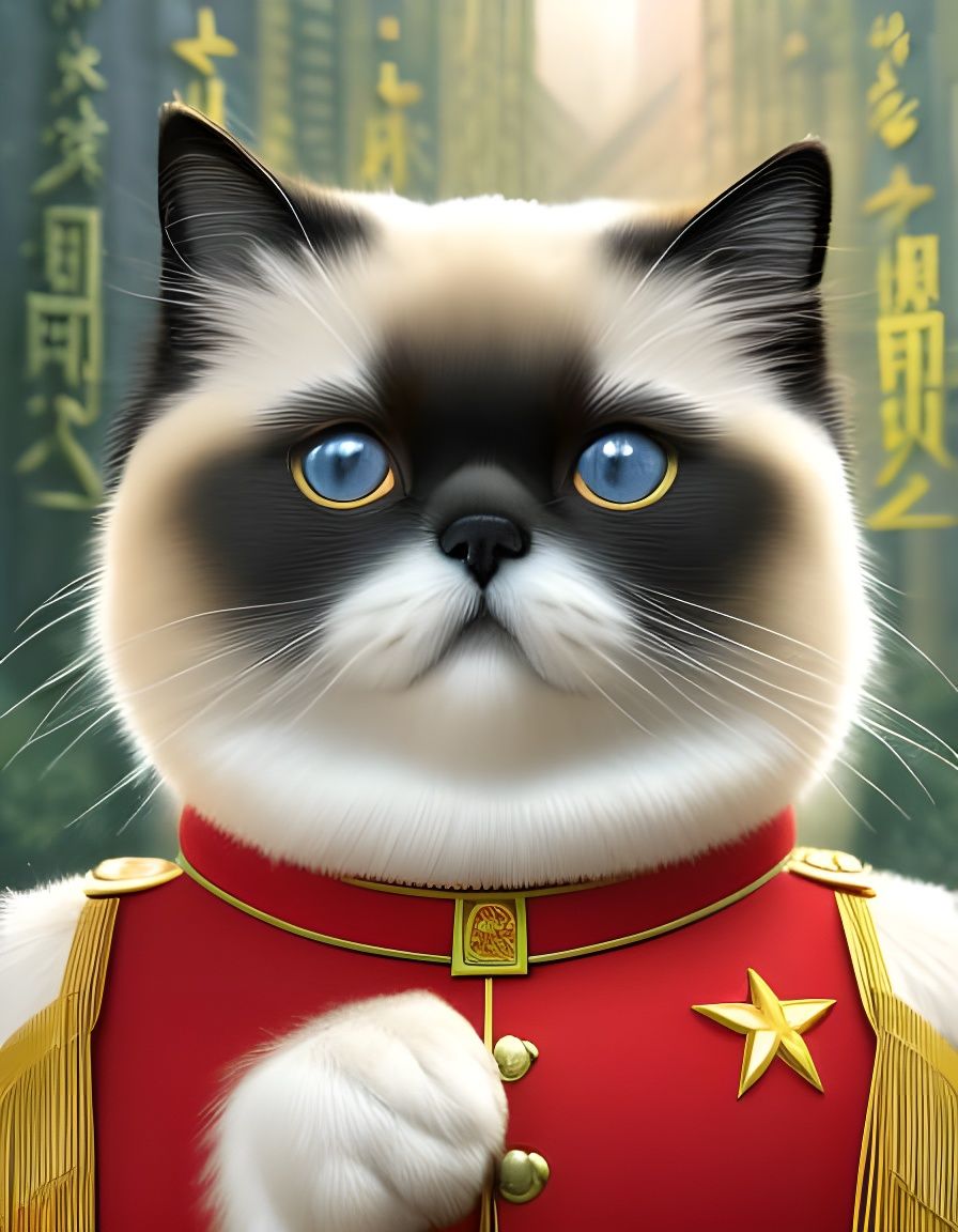 Chairman Meow - AI Generated Artwork - NightCafe Creator