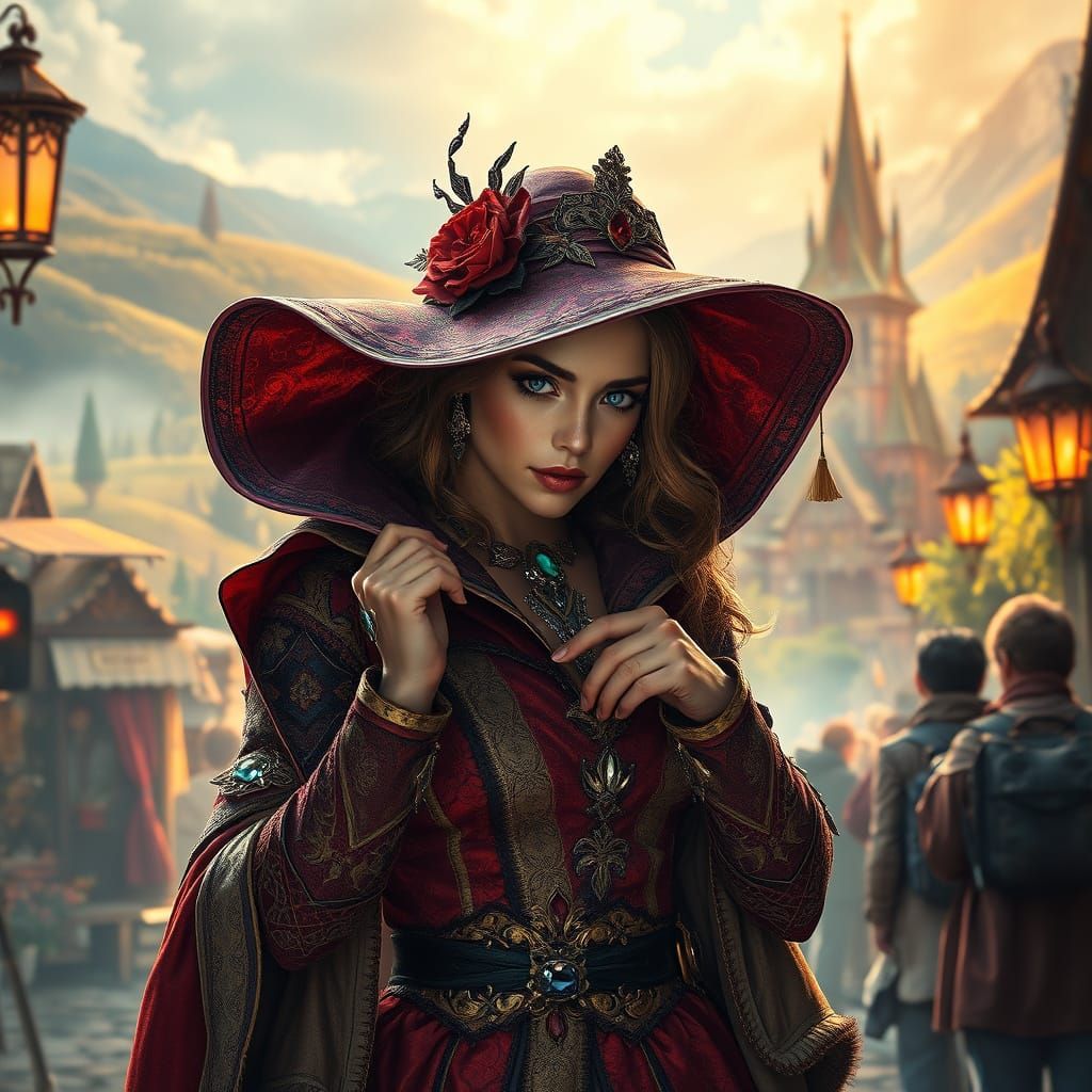 Actor on the Movie Set - Sorceress Actress Investigates Movi...