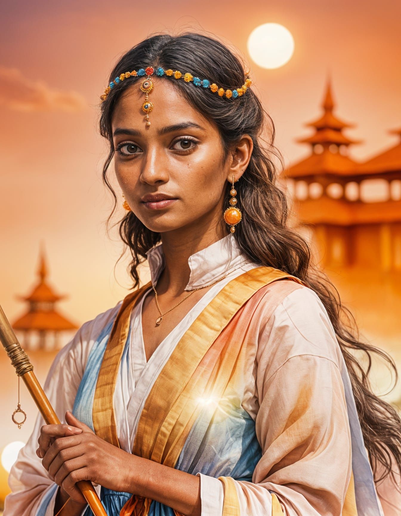 Saj - Vudrani Wizard - Sri Lankan Watercolor Wizard Captiva...