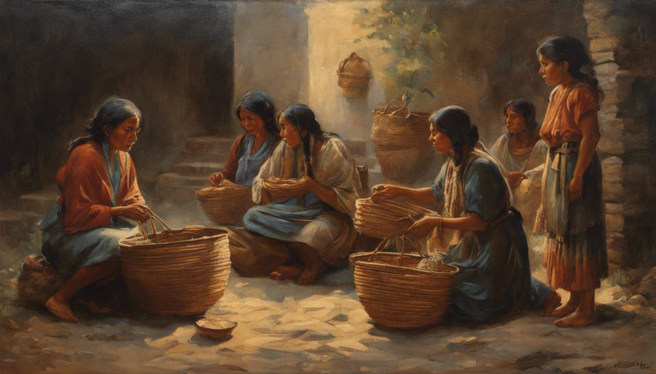 Chronicles of a Native Americans Mono women making baskets 1910 ...