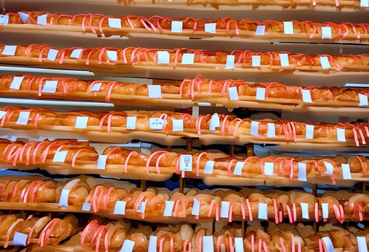 A sunset of donuts - AI Generated Artwork - NightCafe Creator