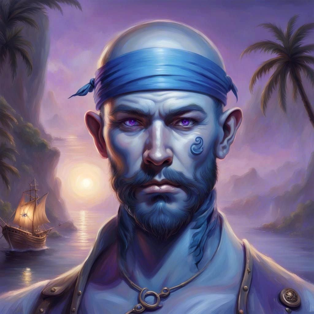 William Cascade, azarketi pirate - AI Generated Artwork - NightCafe Creator