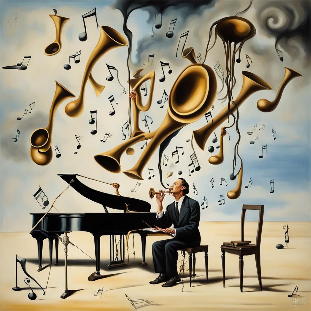 Surreal musical performance 🎶 - AI Generated Artwork - NightCafe Creator