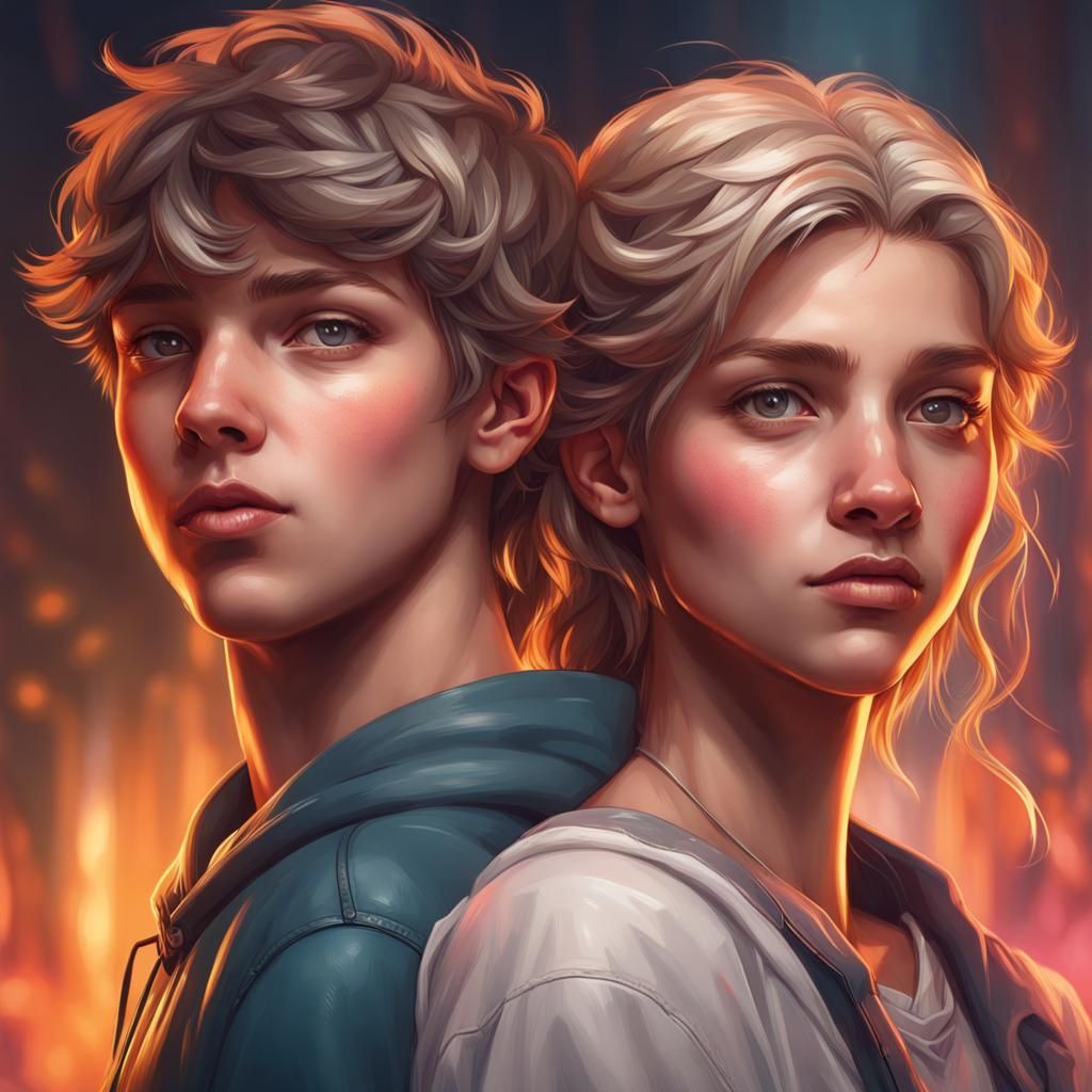 Best friends to lovers - AI Generated Artwork - NightCafe Creator