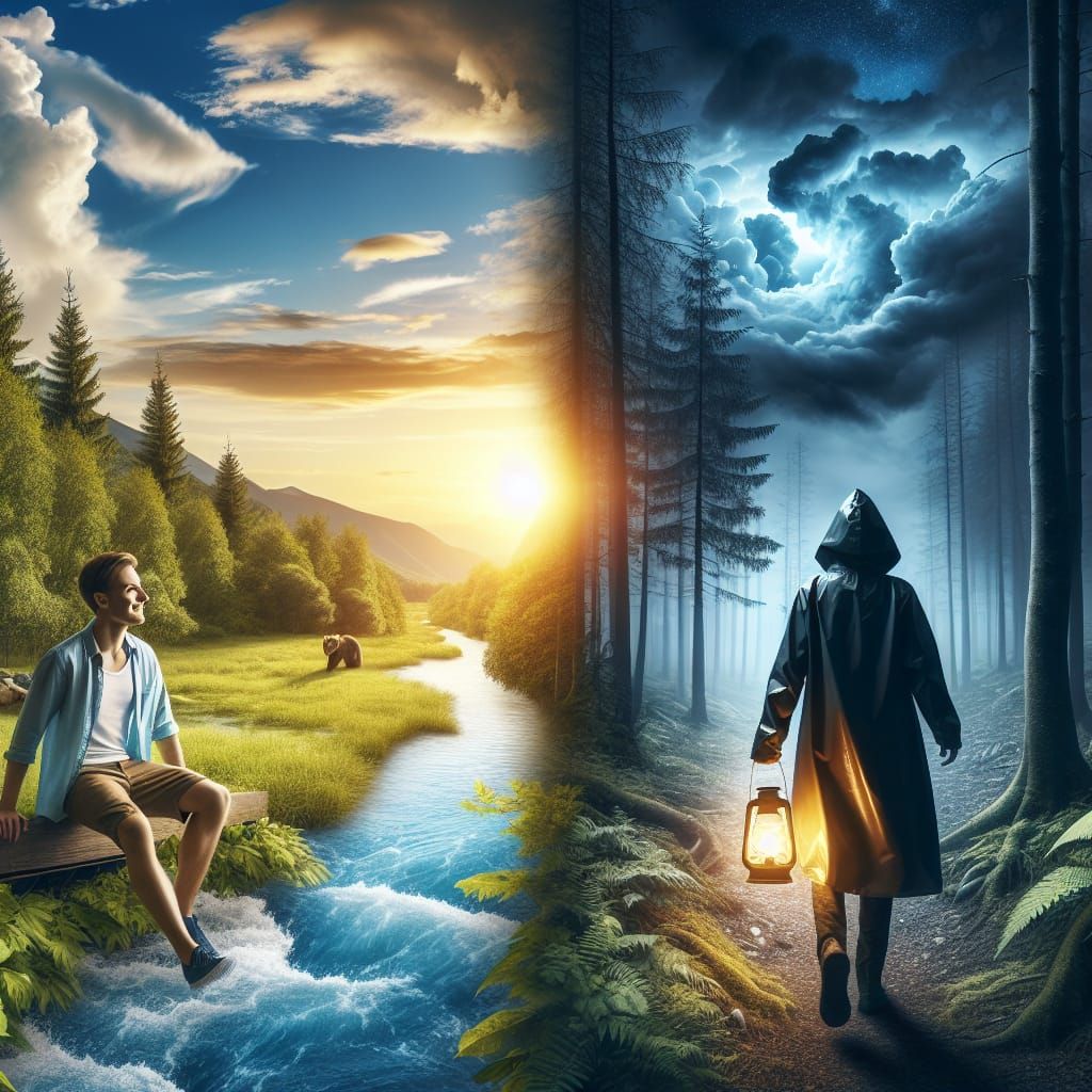 Duality - AI Generated Artwork - NightCafe Creator