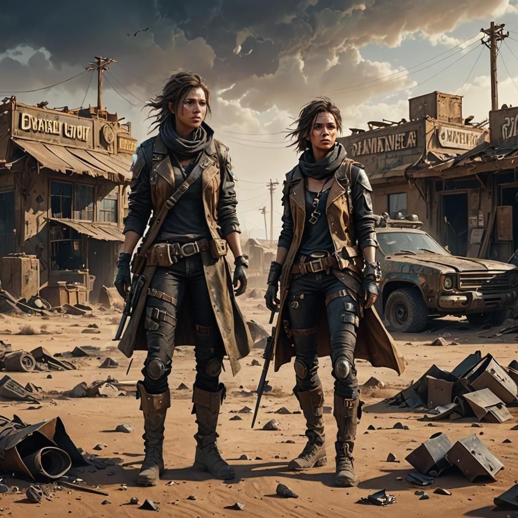 Post Apocalyptic Desert Wasteland - AI Generated Artwork - NightCafe ...