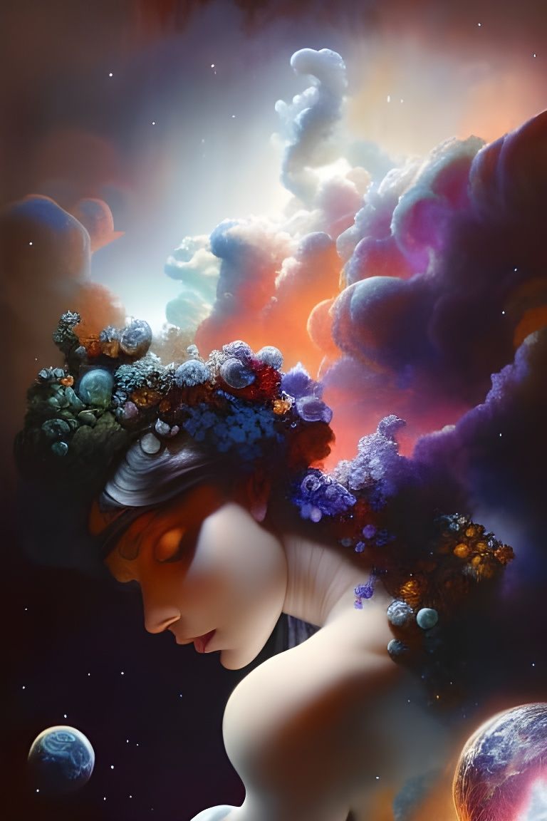 Mother of the Cosmos - AI Generated Artwork - NightCafe Creator