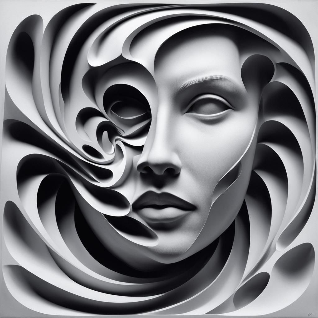 Elizabeth Malaska (American, 1978) - Form and Void - AI Generated ...