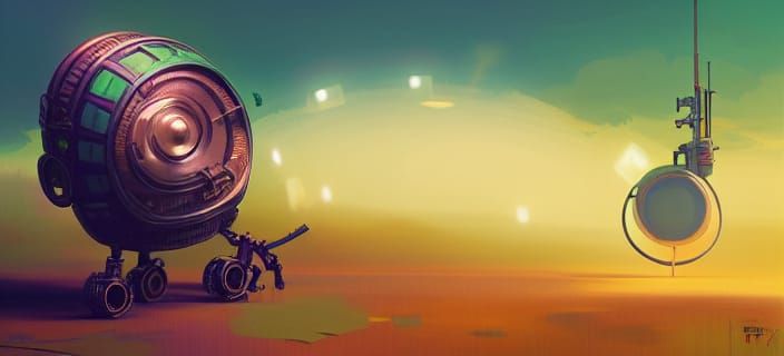 Robot Ring Announcer - AI Generated Artwork - NightCafe Creator