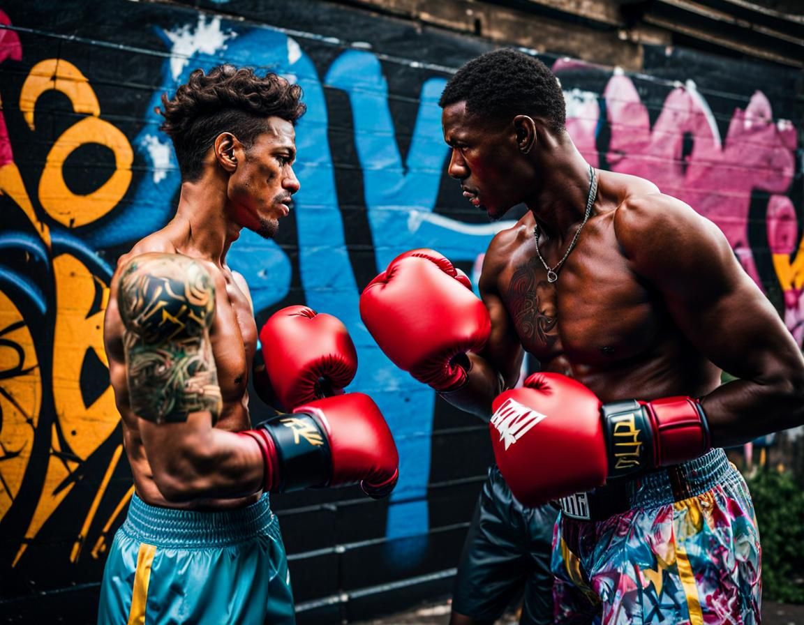 Backyard Brawl (2) - AI Generated Artwork - NightCafe Creator