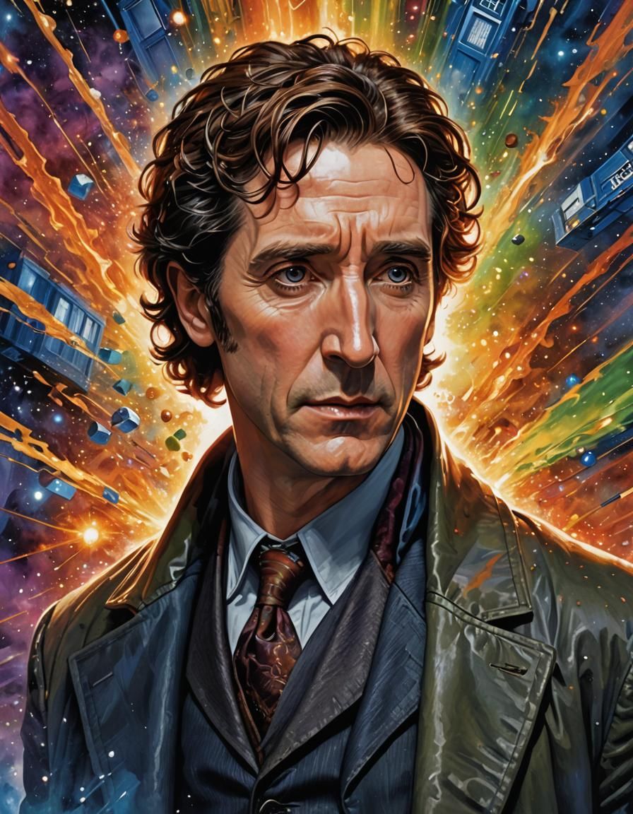 Paul McGann as Dr Who - AI Generated Artwork - NightCafe Creator