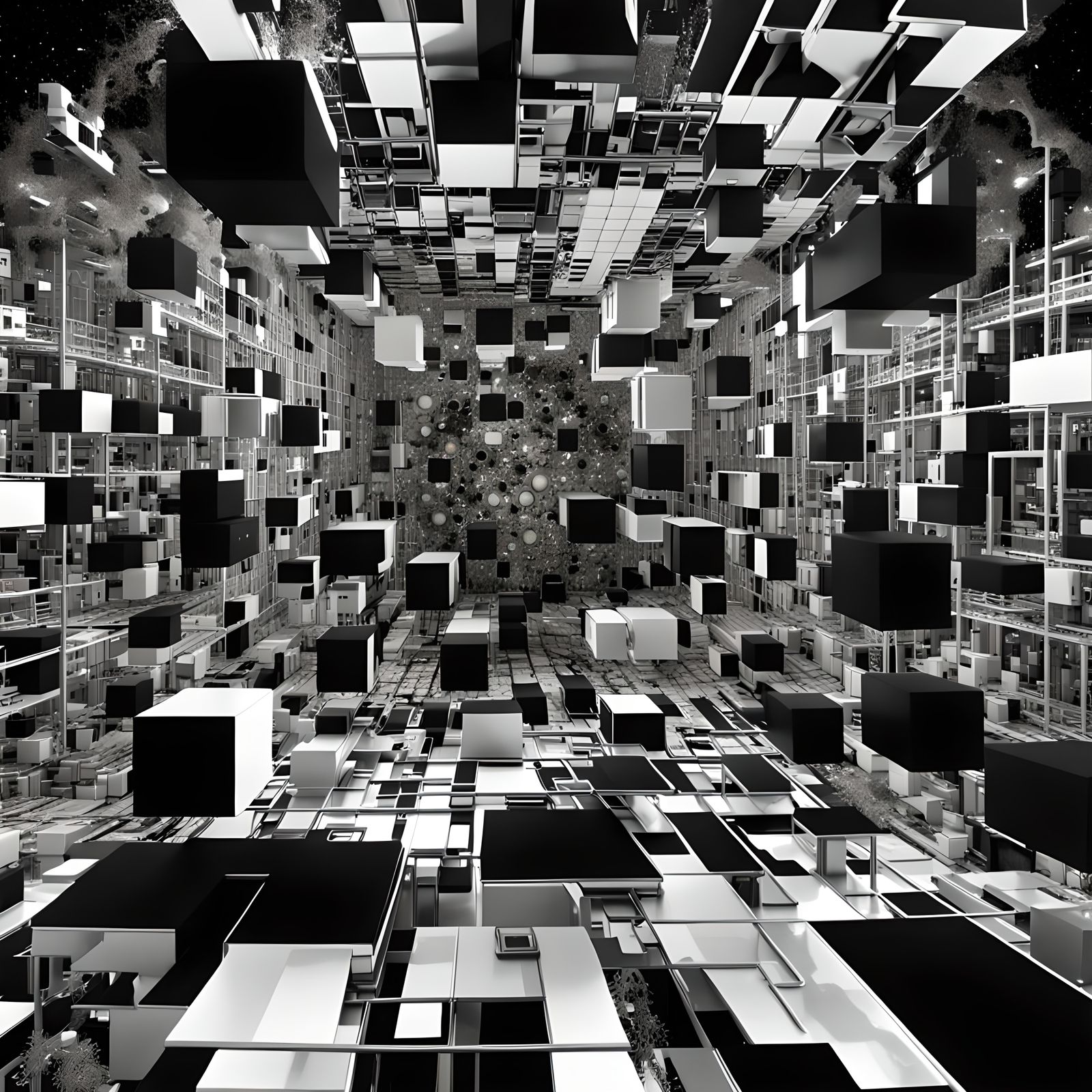 Unintelligible worlds nested within each other, the complexity of ...