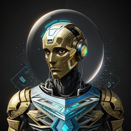 Sad Droid - AI Generated Artwork - NightCafe Creator