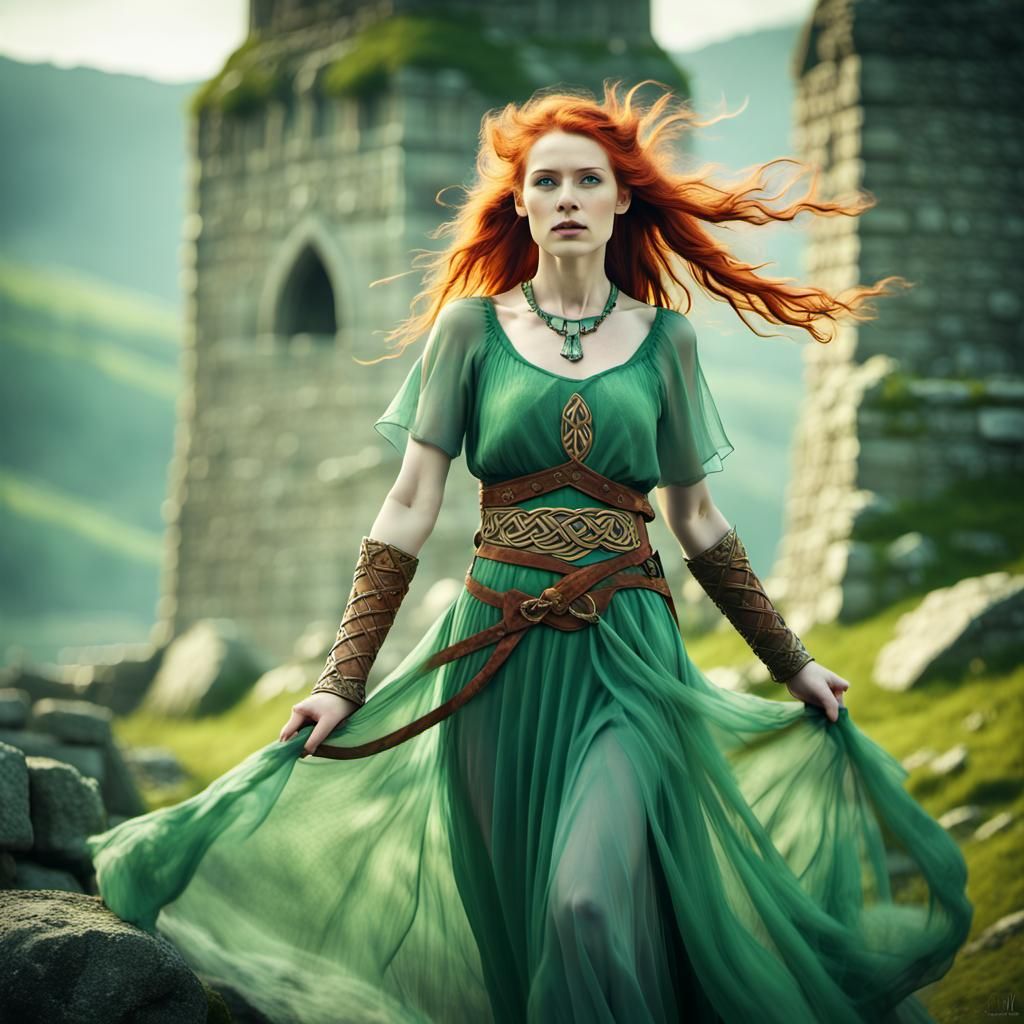 Celtic woman - AI Generated Artwork - NightCafe Creator
