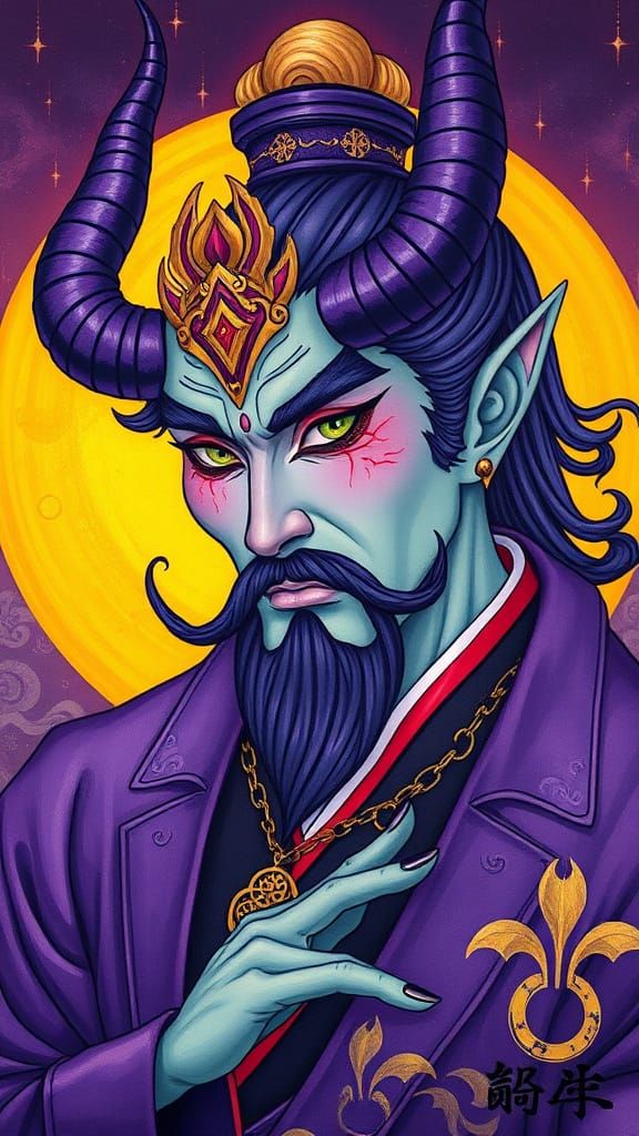 Yuan-ti Pureblood Warlock Deceptive Tim Burton complementary colors ...