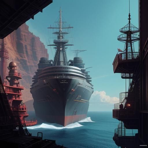 HMS Lightning Bolt returns to base - AI Generated Artwork - NightCafe ...